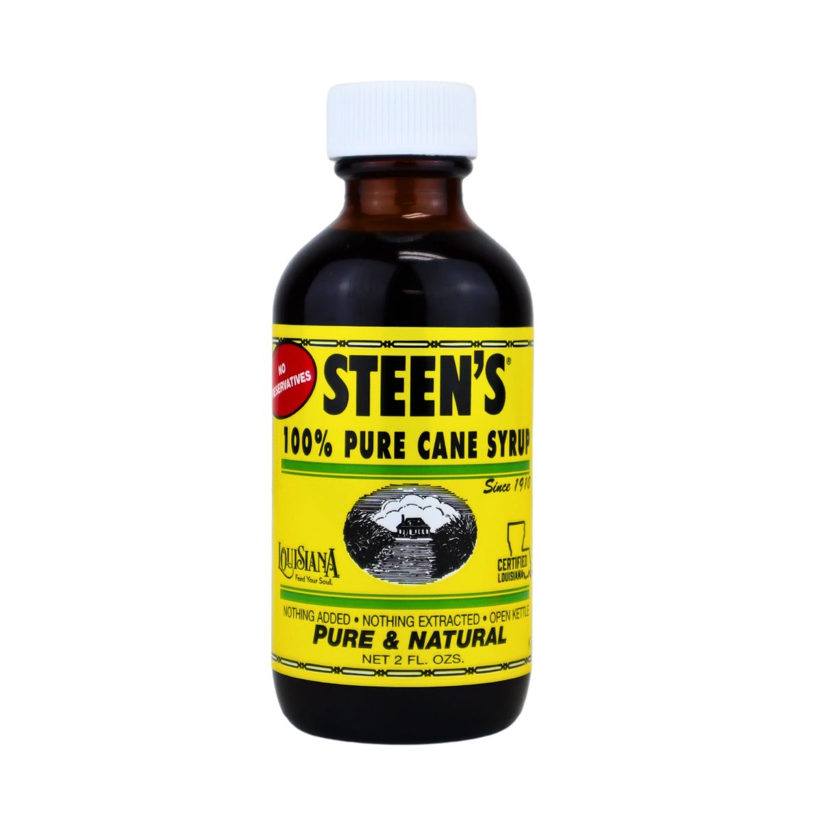 Steen's Pure Cane Syrup Glass - 2 fl. oz. – Louisiana Pantry