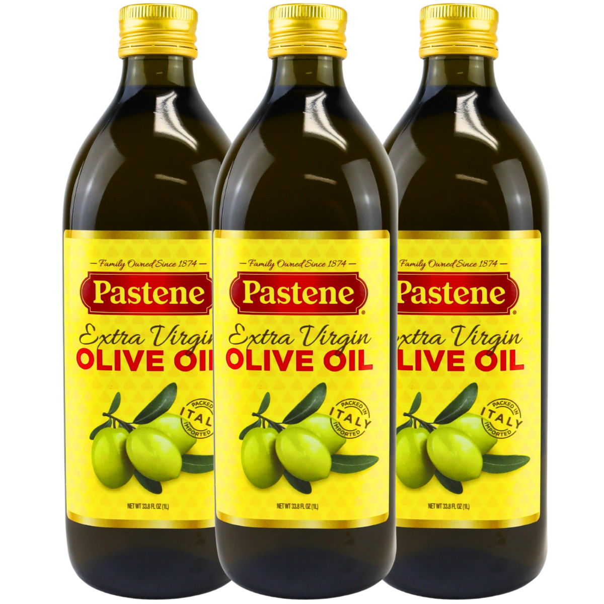 Pastene Extra Virgin Olive Oil, 1 Liter (3 Pack) – Louisiana Pantry