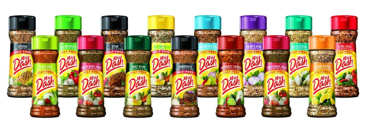 Mrs Dash Complete Salt Free Seasoning Blends Variety Pack - 14 Flavors ...