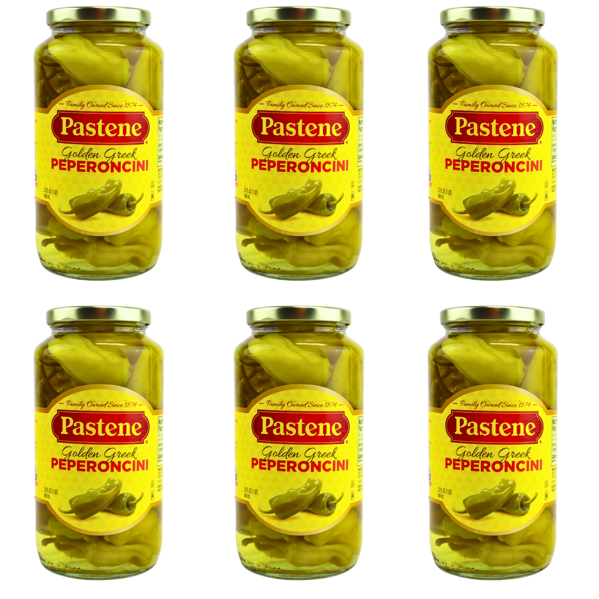 Pastene Peperoncini Peppers In Vinegar (6 Pack) – Louisiana Pantry