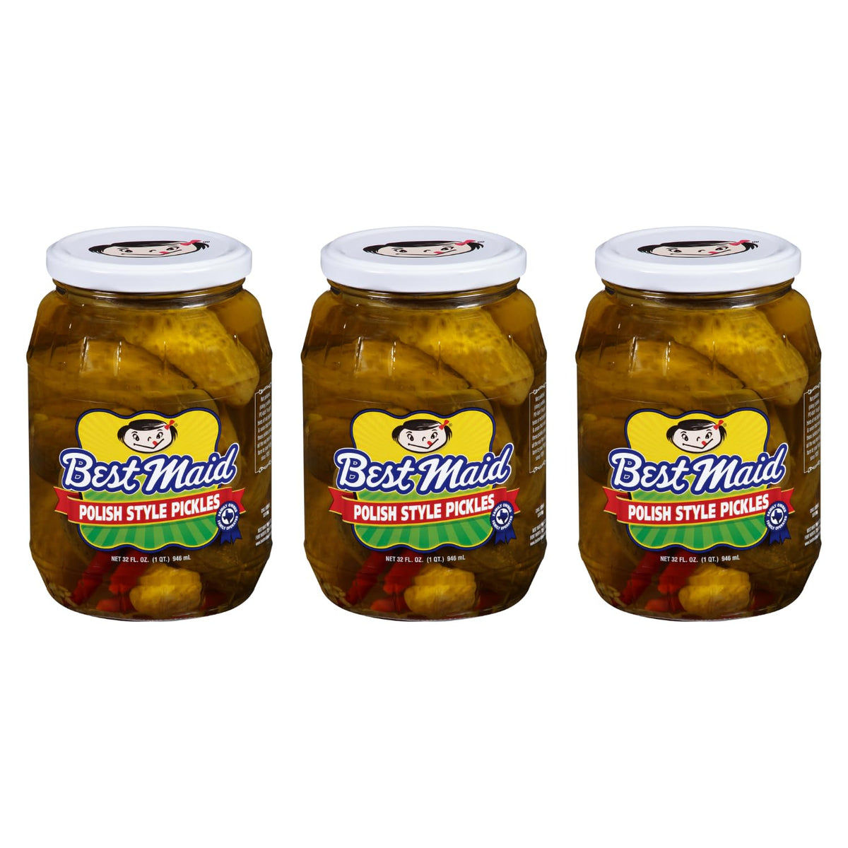 Best Maid 32 oz Polish BM Pickles (3 & 6 Pack) – Louisiana Pantry