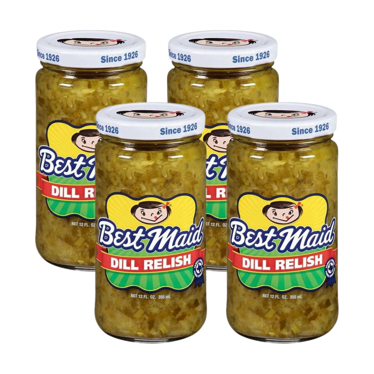 Best Maid Dill Relish – 12 fl oz, 4-Pack for Tangy Flavor – Louisiana ...