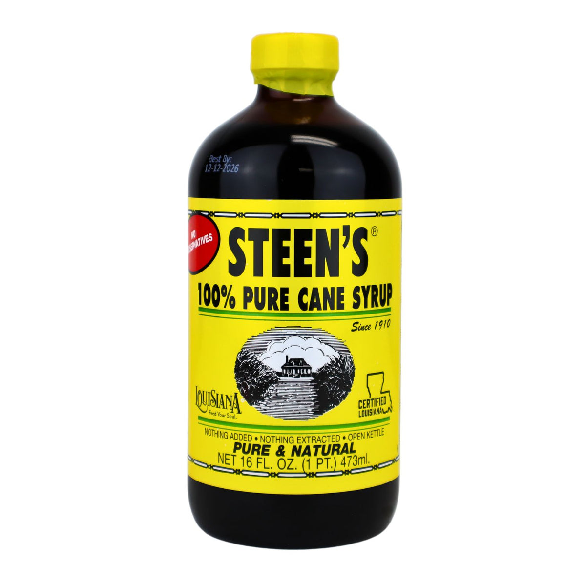 Steen's Pure Cane Syrup Glass - 16 fl. oz. – Louisiana Pantry