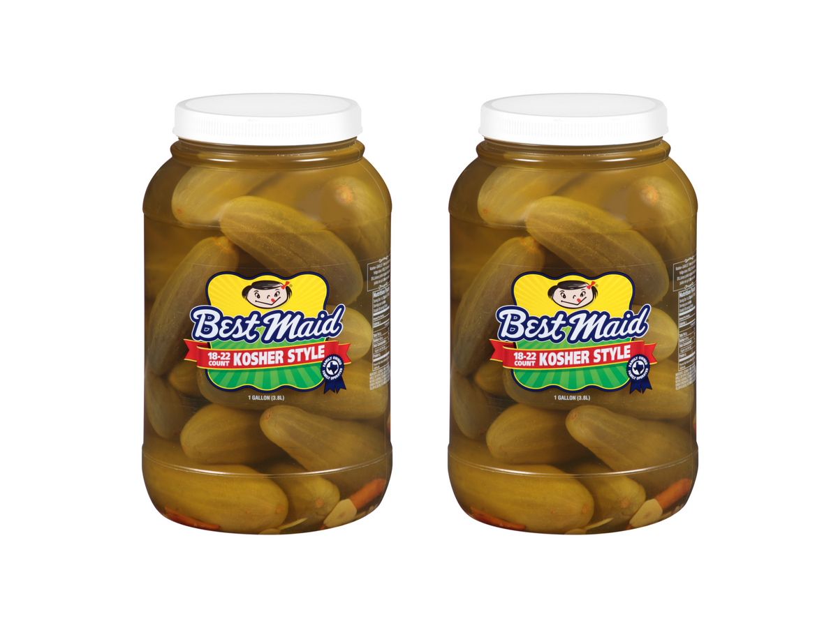 1 Gallon Hamburger Sliced Pickles | Best Maid | Louisiana Pantry