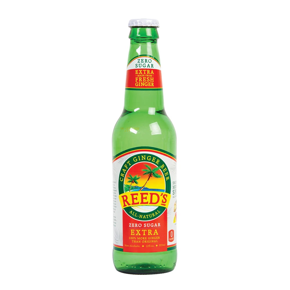 Reeds Zero Sugar Extra Ginger Beer - 12 Pack – Louisiana Pantry