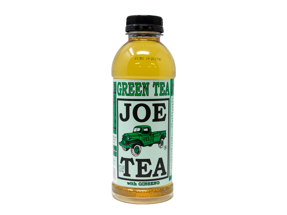 Joe Tea Green Tea With Ginseng (18oz plastic) - 12 Pack – Louisiana Pantry