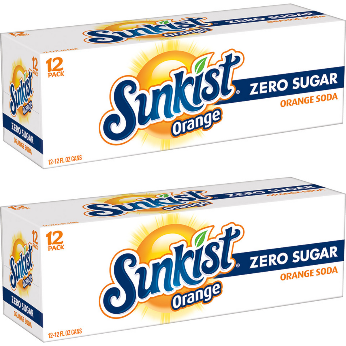Sunkist Zero Sugar Orange Soda 12oz Cans (24 pack) – Louisiana Pantry