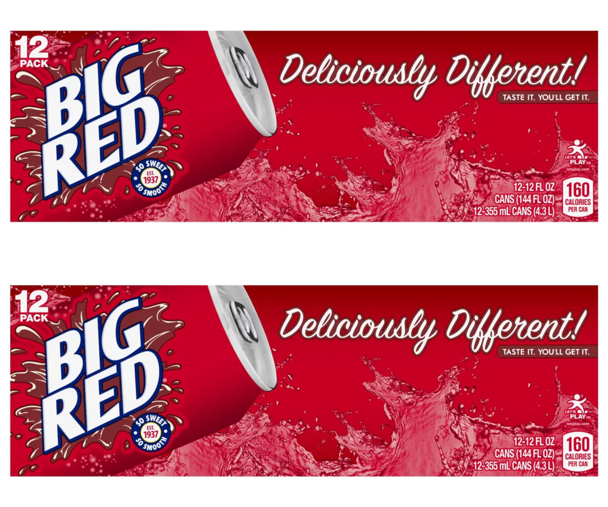 Big Red Soda 24 Pack 12 oz Cans – Louisiana Pantry